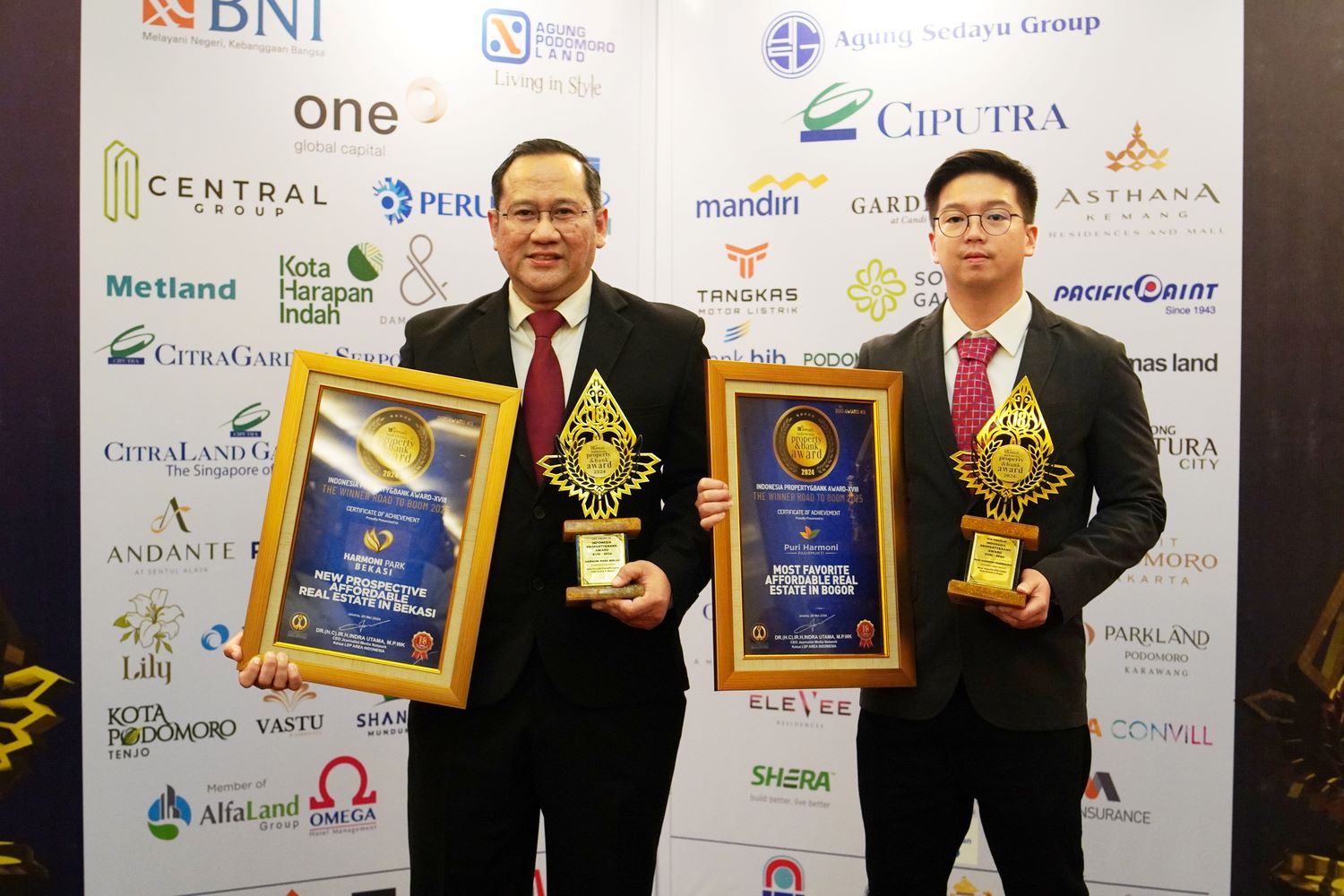 Raih Penghragaan Untuk Harmoni Park Bekasi dan Puri Harmoni Pasirmukti - Vista Land Group